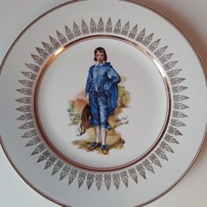 Vintage | Accents | Vintage Blue Boy Plate | Poshmark